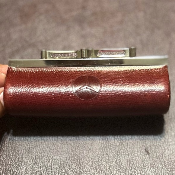 Accessories | Mercedes Symbol Brownburgundy Leather Key And Coin Holder ...